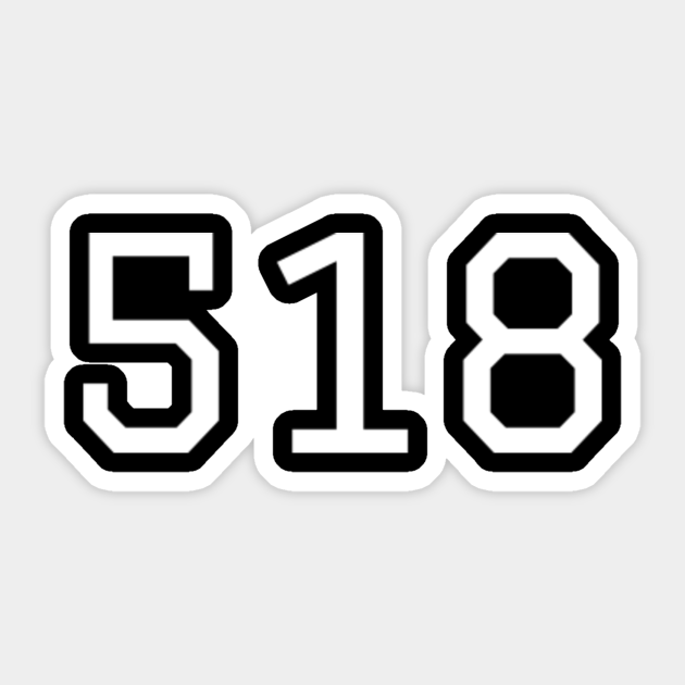 518 Area Code For New York Mohawk Valley Northeast 518 518 Sticker 518-area-code-for-new-york-mohawk-valley-northeast-518-518-sticker